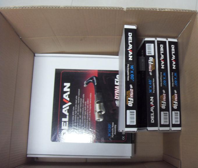 1/2 dalam SAE 100R2AT NPT Male Pipe Hose Hidrolik Tekanan Tinggi
